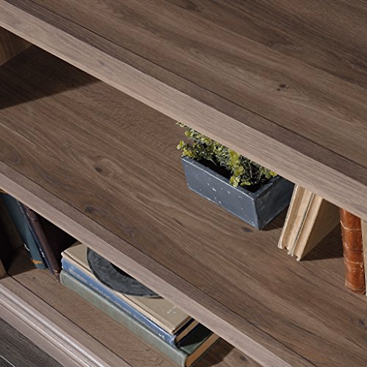 Sauder Select Collection 3-Shelf Bookcase, Salt Oak finish