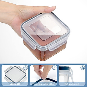 28 Pieces Food Storage Containers with Lids EXTRA LARGE Freezer Containers for Food BPA-Free Meat Fruit Vegetables Plastic Containers for Food with lids Storage Airtight Leak-Proof Food Containers Kitchen Pantry