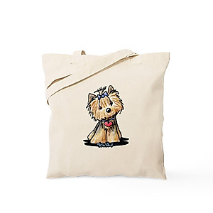CafePress Tiny Heart Yorkie Tote Bag Canvas Tote Shopping Bag