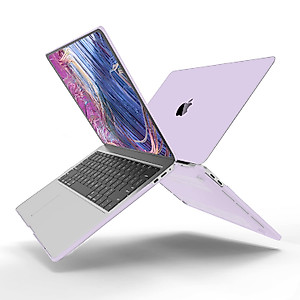 Anban Compatible with MacBook Pro 13 inch Case 2025 2024 2023 M2, 2022-2016 M1 A2338 A2251 A2289 A2159 A1989 A1708 A1706, Plastic Laptop Hard Shell Case +Keyboard Cover +Screen Protector, Purple