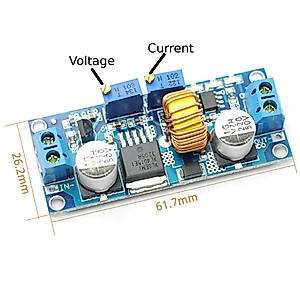 JacobsParts LM2596 36V 5A DC Buck Step Down Voltage Converter Constant Current Power Module