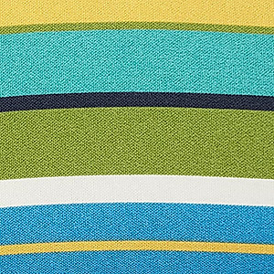 Pillow Perfect 620206 Outdoor/Indoor Paso Azure Lumbar Pillows, 11.5" x 18.5", Blue, 2 Pack