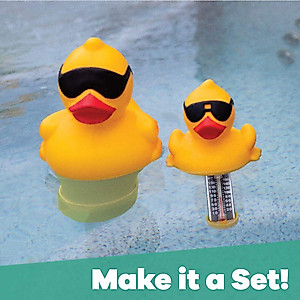 GAME 17201-BB Derby Duck Spa Chemical Dispenser, Yellow