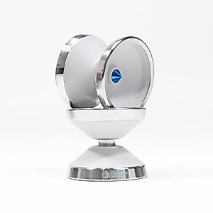 yoyofriends MG SS Gyrfalcon Yo-Yo - Tri-Material - Magnesium YoYo (White with Raw Rings)