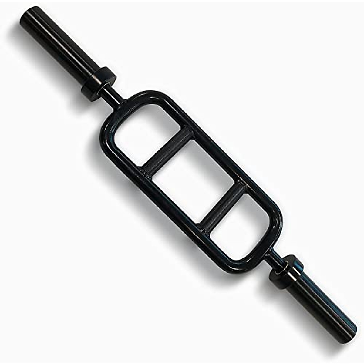 CAP Barbell 2' Solid Olympic Triceps Bar, No Collars, Black (New Version) (OBIS-34SB-3)