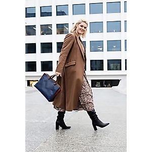 Time Resistance Leather Handbag for Women - Italian Handmade Bag - Top Handle Bag - Ladies Handbag - Cowhide Purse - Shopper