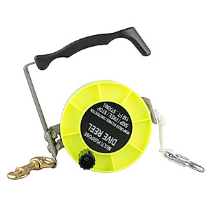 Promate Dive Reel Aluminum Heavy Duty Multi-purpose, 150 ft string