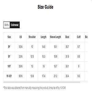 WDIRARA Girl's 2 Piece Outfits Houndstooth Zip Up Half Sleeve Jacket and A Line Skirt Set Red and White 10Y