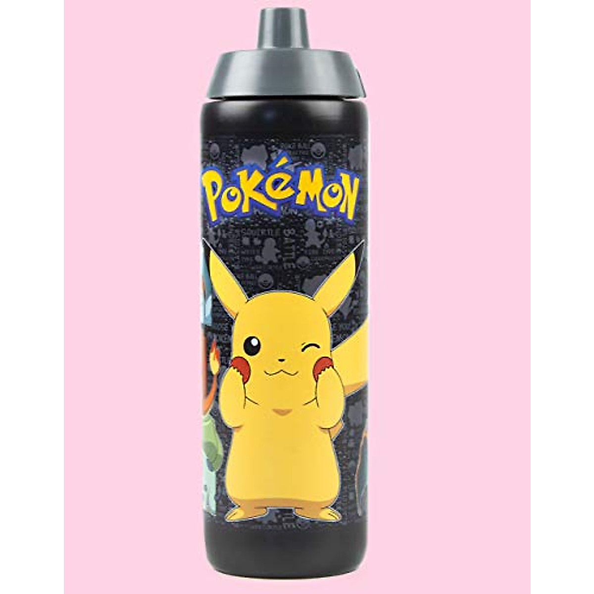 Pokemon Water Bottle Pikachu 724ml Plastic Sports Drink Cup One Size