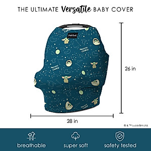 Milk Snob Original Star Wars 5-in-1 Cover, The Child, Added Privacy for Breastfeeding, Baby Car Seat, Carrier, Stroller, High Chair, Shopping Cart, Lounger Canopy - Newborn Essentials, Nursing Top