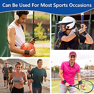 4 Pieces Carpal Tunnel Wrist Brace, Wrist Compression Strap, Hand Brace Wraps for Adult Working Out, Adjustable Wrist Strap, Breathable Wristband for Weightlifting, Tennis, and Fitness, Black