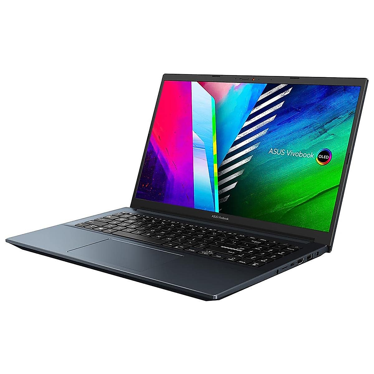 ASUS VivoBook Pro 15 OLED Ultra Slim Laptop, 15.6â€ FHD Display, AMD Ryzen 7 5800H CPU, NVIDIA GeForce RTX 3050, 16GB RAM, 512GB SSD, Windows 11 Home, Quiet Blue, M3500QC-DS71