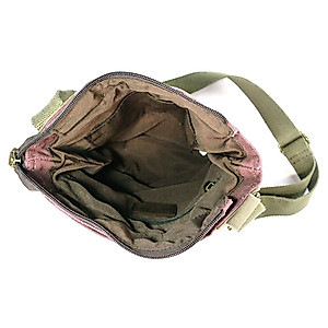 Chala Handbag Patch Crossbody FOX Mauve Purple Brown Bag