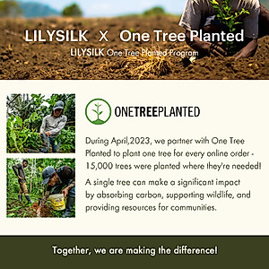 LILYSILK 100% Mulberry Silk Bonnet, 19 Momme Silk Night Sleep Cap Adjustable Hair Wrap for Sleeping, Black