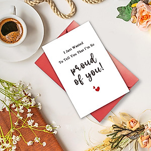 Gevinna Funny Encouragement Card, Well Done Card, Proud Of You Card, Graduation Card for Friends Family, Congratulations Card for Him Her, New Job Card, Promotion Card