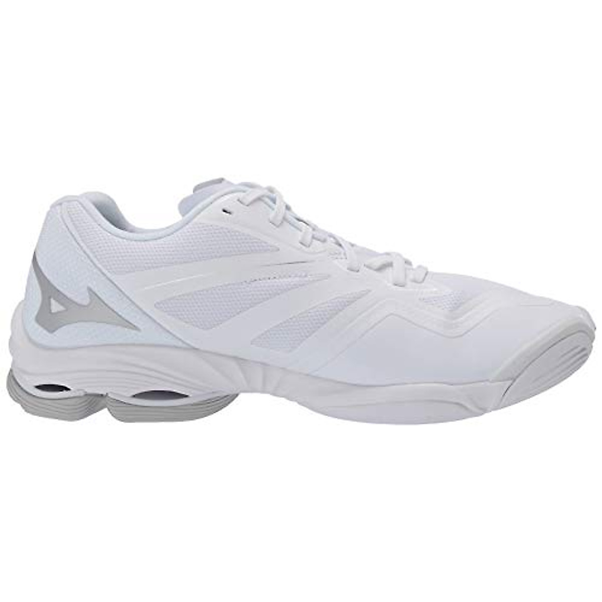 Mizuno Wave Lightning Z6 Womens Volleyball Shoe, White, 10