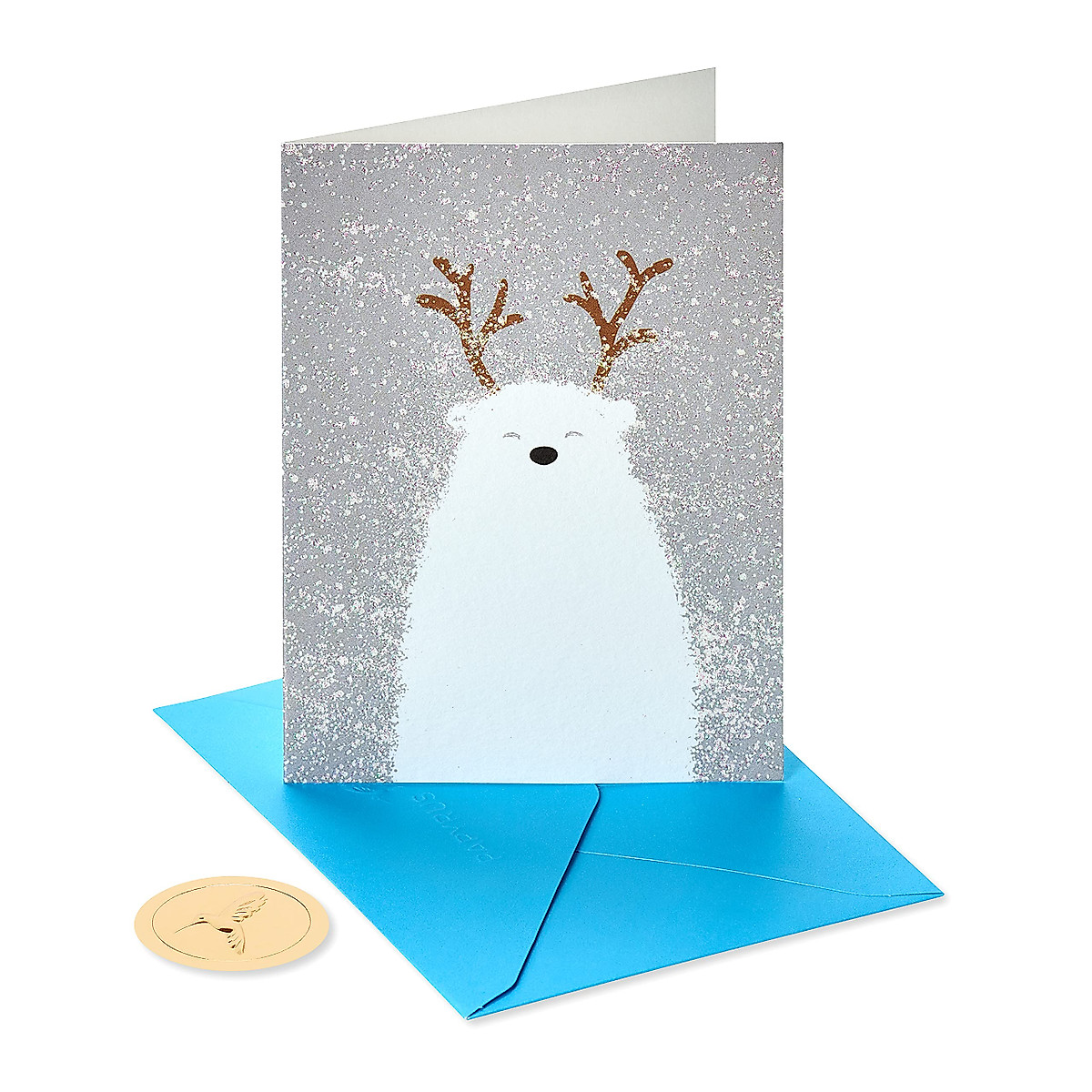 Papyrus Boxed Christmas Cards with Envelopes, Holiday Cheer, Polar Bear (20-Count)