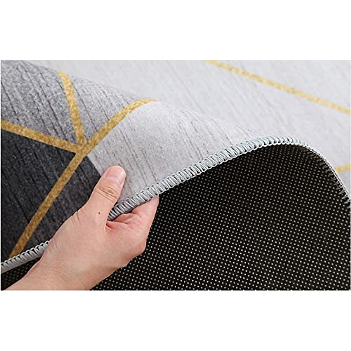 LOKMU Non-Slip Area Rugs Back to School Blackboard Chalk Drawings Crayons Markers Rulers Home Decor Rugs Carpet for Classroom Living Room Bedroom Dining Kindergarten Room 5'x7'