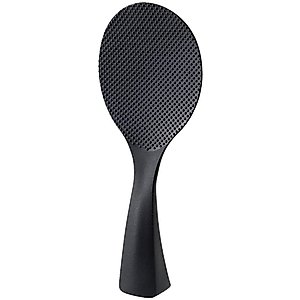 Stand Rice Paddle Shamoji Black K-386BK