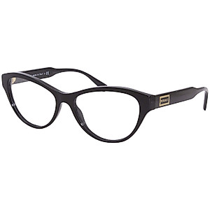 Versace VE3276 - GB1 EYEWEAR FRAME BLACK W/DEMO LENS 54MM