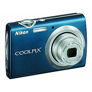 Nikon Coolpix S230 10MP Digital Camera with 3x Optical Zoom and 3 inch Touch Panel LCD (Night Blue)