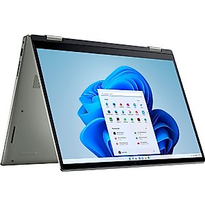 Dell 2023 Inspiron 7000 14" FHD+ IPS Touch 2-in-1 Convertible Laptop 6-Core AMD Ryzen 5 5625U AMD Radeon Graphics 32GB RAM DDR4 1TB NVMe SSD HDMI USB-C WiFi AX Backlit KB Fingerprint Windows 10 Home