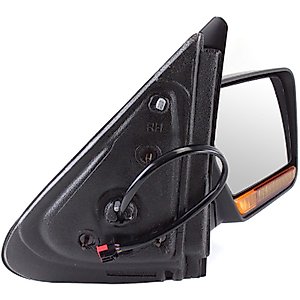 Kool-Vue Mirror Compatible with 2009-2010 Ford Expedition/Lincoln Navigator Power Power Folding Heated with Memory Signal and Pdl Light Chrome Passenger Side