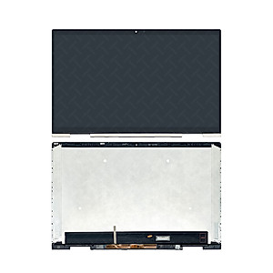 LCDOLED Replacement for HP Envy x360 13t-bd 13t-bd0xx 13t-bd1xx 13t-bd000 13t-bd100 13.3 inches FHD 1080P IPS LCD Display Touch Screen Digitizer Assembly Bezel with Board 30Pin (Pale Gold)