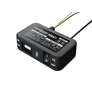 Hardwire Kit UltraDash HW1-A Single I-Shape Cable, Low-Voltage Power Protection & Timer Function, Mini USB Connector Acc & Permanent for Dash Cam Including ATM Mini Micro2 ATO/C LP-Mini Fuse Type