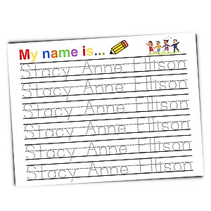 Personalized Name Tracing Worksheets: Handwriting Practice