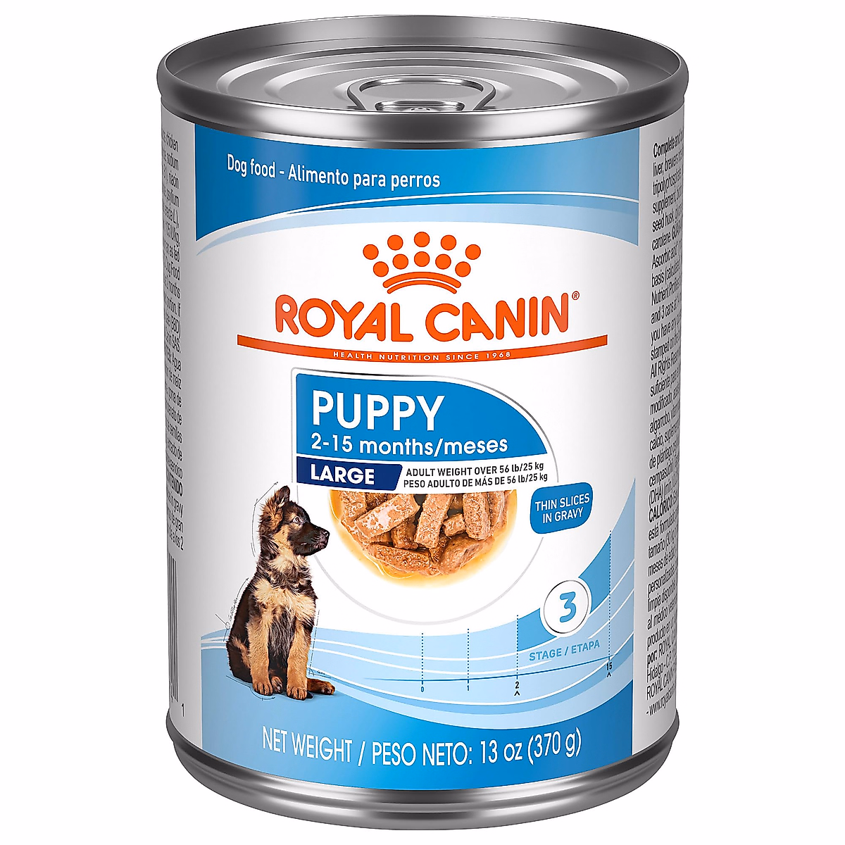 Royal Canin Size Health Nutrition Large Thin Slices in Gravy Wet Puppy Food, 13 oz., Case of 12