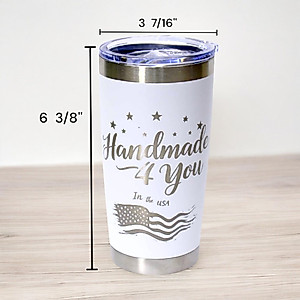 Made4You, 'It's My Birthday!', Laser Engraved Stainless Steel Tumbler, 20 Oz., Birthday Theme Gift, White Color, Gift to Celebrate Your Birthday