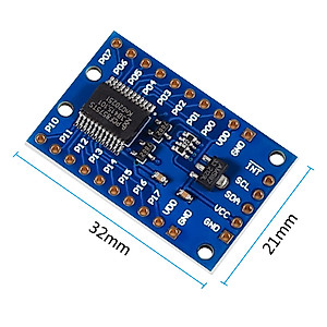 QCCAN 4PCS PCF8575 IO Expander Module I2C to 16IO Integrated Circuits