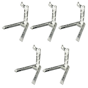 MY MIRONEY Clear Action Figure Display 5Pcs Flexible Action Base Holder for 1/144 SD BB Gundam Figure Models