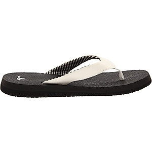 Sanuk Yoga Mat - Cushioned Sandals - Women's White - 8