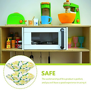 Luxshiny Kitchen Mittens 2pcs Microwave Bowl Hugger Hot Bowl Holder Oven Plate Huggers Potholders Hot Pads Trivets Mat Food Warmer for Soup Bowl Cozy Bowl Kitchen Pots