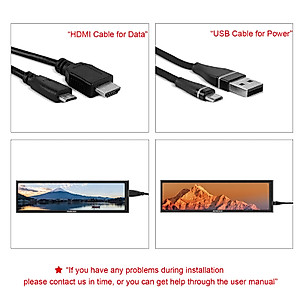 8.8 Inch PC Temperature Display With Case PC Sensor Panel Display Computer Temp Monitor IPS USB Mini Screen AIDA64 PC CPU RAM Data Monito Temperature Monitor for PC ARGB Computer Case Secondary Screen