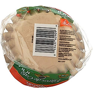 Melitta Inc, Coffee Filter Basket 8 to 12 Cup, 100 Count