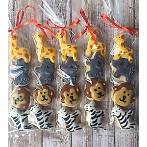 Mini Circus Animal Cookie Cutter 5 Piece Set from The Cookie Cutter Shop - Mini Elephant, Hippo, Giraffe Cookie Cutters – Tin Plated Steel Cookie Cutters