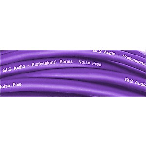 GLS Audio 6ft Patch Cable Cords - 1/4" TRS to 1/4" TRS Color Cables - 6' Balanced Snake Cord - 6 PACK
