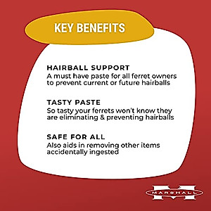 Marshall Ferret Lax Hairball and Obstruction Remedy for Ferrets, 3-Ounce