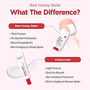 JAYU PET Red Honey Balm - Long Lasting Dog Cat Skin Nose Paw Wax Balm, Anti Slip & Help Reduce Licking, Dry Cracked Chapped Pad Soothing Butter, Pet Hotspots Itchy Allergy Relief Moisturizer 0.5 oz.