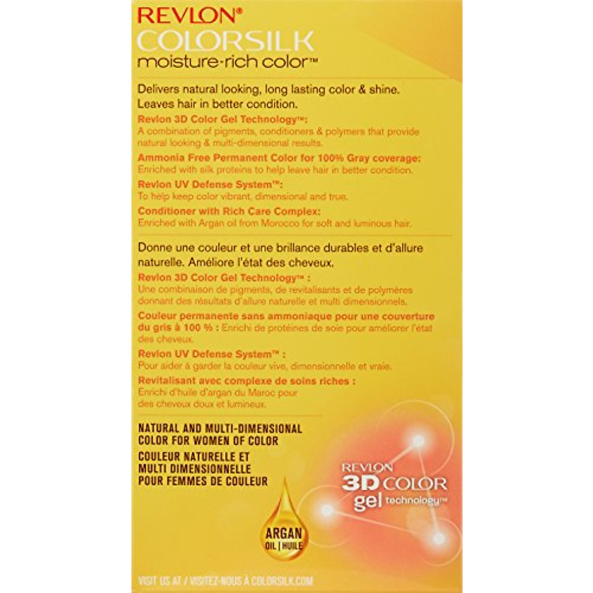 Revlon ColorSilk Moisture Rich Hair Color, 73 Golden Brown