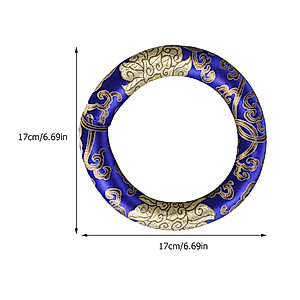 Milisten Bowl Cushion Buddha Sound Bowl Washer Silk Manual Product Singing Bowl Cushion