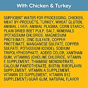 Pedigree High Protein Wet Dog Food Pouches, Variety Pack, 3.5 oz. Pouches,(Pack of 18)