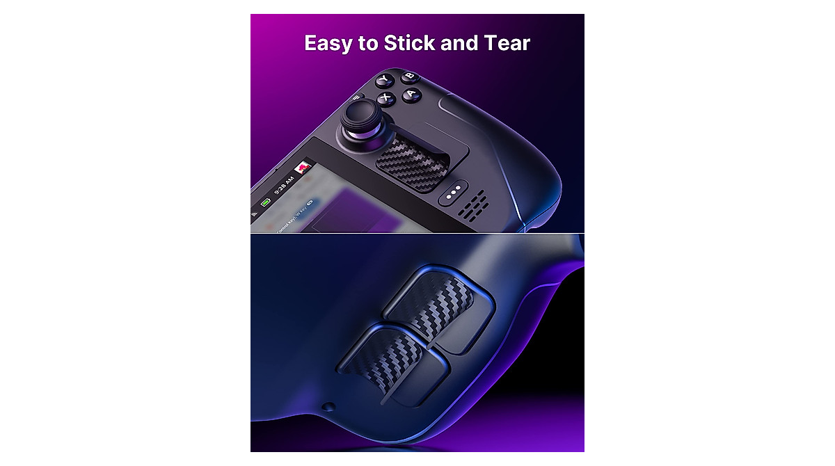 JSAUX Steam Deck Skin Stickers Set for Gaming