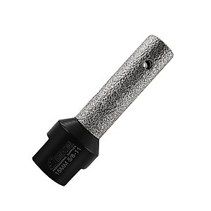 SHDIATOOL Diamond Finger Milling Bits of Enlarging and Shaping Round Bevel Existing Holes 19/32 inch for Tile Porcelain Hard Ceramic Stone 15mm