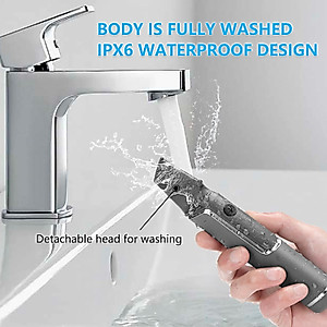 Mens Body Hair Trimmer Hair Cutting Tools Neck, Back, Facial, Beard Hair Trimmer As Seen on Tv Self Haircut Shavers for Men Long Handle Hair Cutting Comb