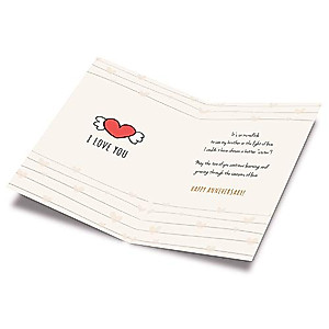 Prime Greetings Anniversary Card For Brother and Sister In Law