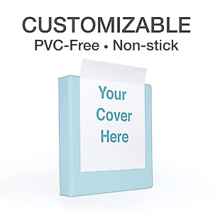 Oxford 3 Ring Binders, 2 Inch ONE-Touch Easy Open D Rings, View Binders, Durable Hinge, Non-Stick, PVC-Free, Asst. Natural Pastels, 4 Pack (79923)